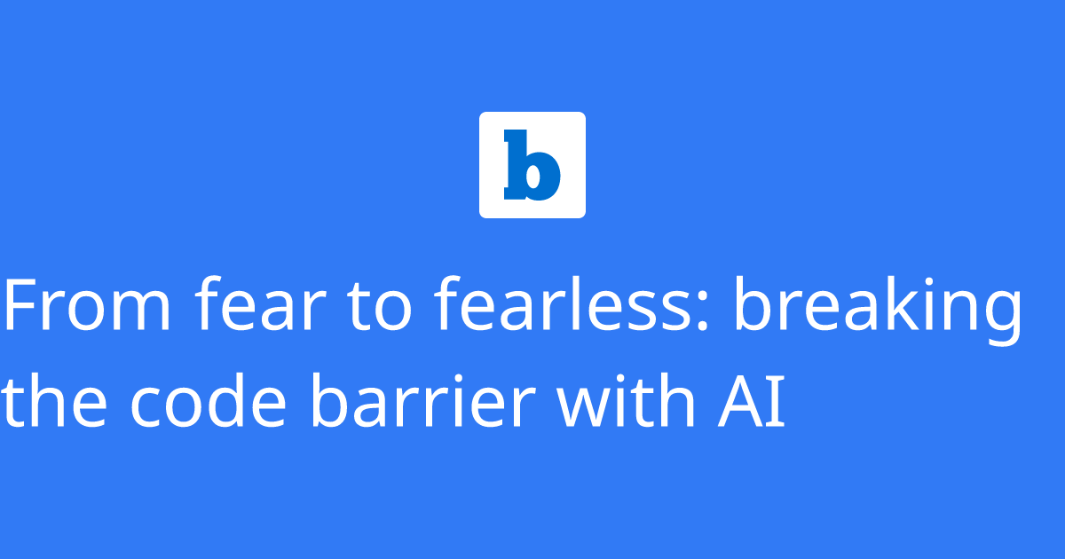 From fear to fearless: breaking the code barrier with AI