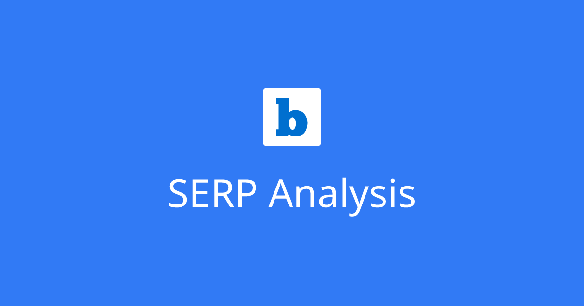 SERP Analysis